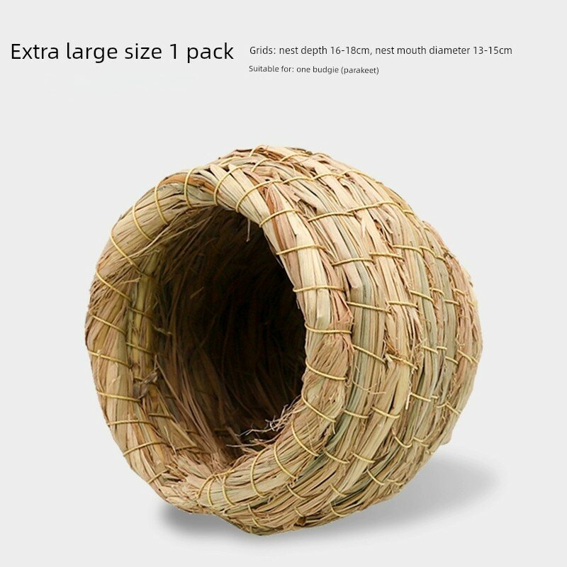 Гнездо для попугаев из скорлупы кокоса для мелких птиц, таких как волнистые попугайчики, неразлучники,