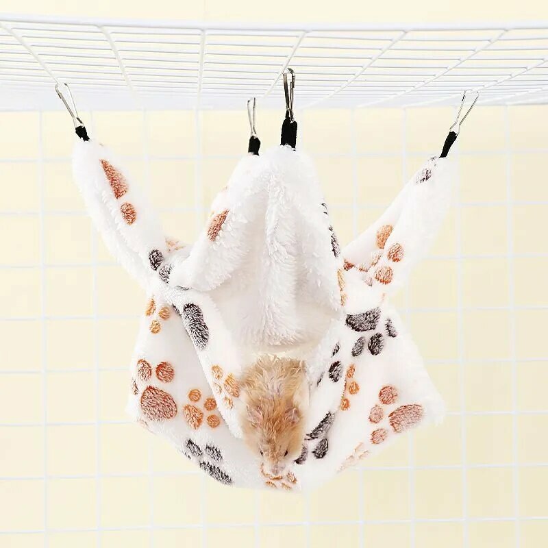 Подвесной гамак для грызунов, крыс, хомяков, морских свинок 30х30 Белая