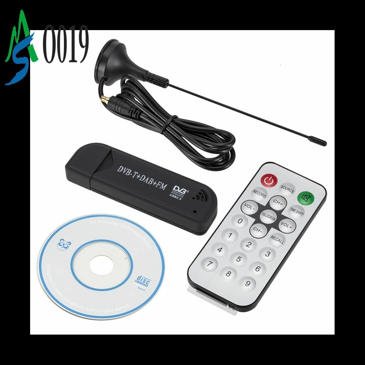 (V F B H) Высококачественный USB2.0 цифровой DVB-T SDR++FM ТВ-тюнер-приемник SDR RTL2832U+ FC0012