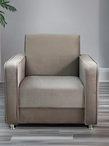 Кресло для отдыха "Томас" велюр Кабрио капучино № 5 , 77 х 85 х 80 см