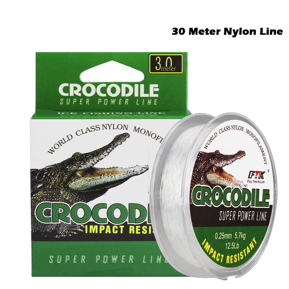30 м леска для зимней рыбалки, прозрачная нейлоновая леска 0,18-0,25 мм, супер прочная леска для ловли карпа, 30 метров, рыболовные снасти