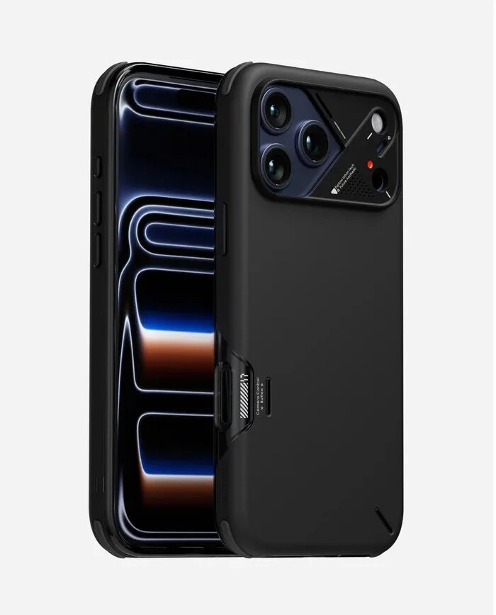 Черный противоударный чехол AULUMU A17 для iPhone 17 Pro Max