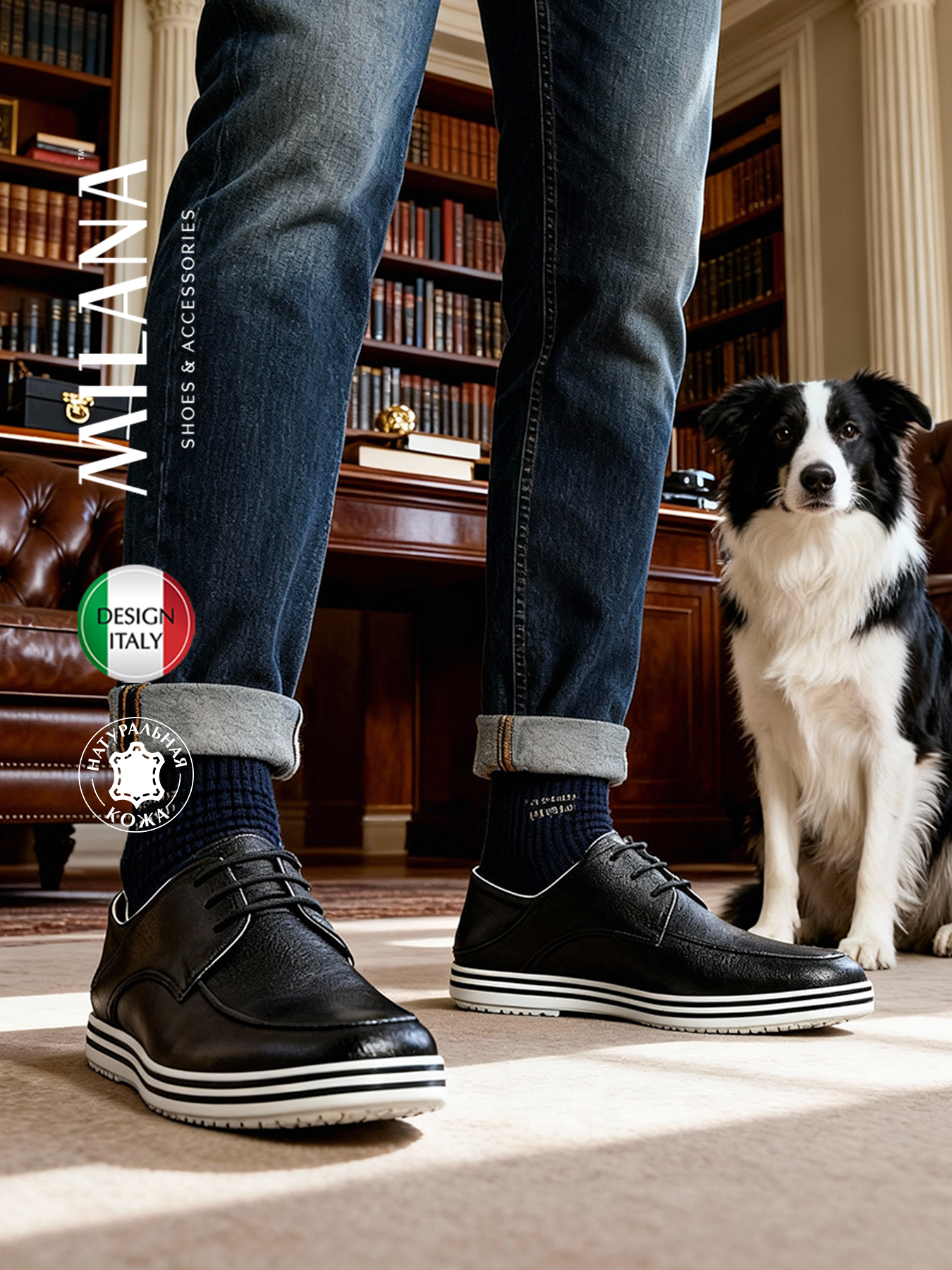 Полуботинки дерби