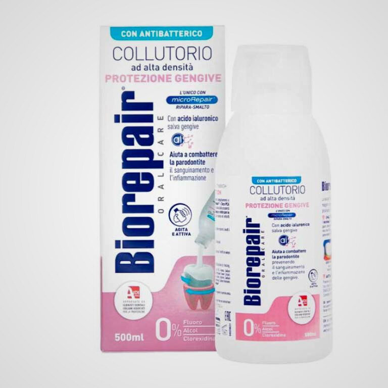 Ополаскиватель для полости рта уход за деснами 500 мл BIOREPAIR Delicate Gums Mouthwash Ополаскиватель 500 мл