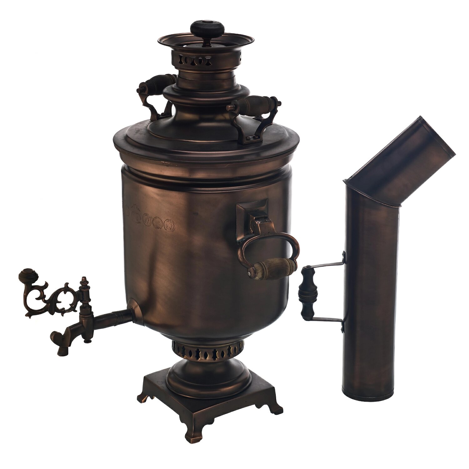 Самовар жаровой 11 л медальный. Клейма Баташева