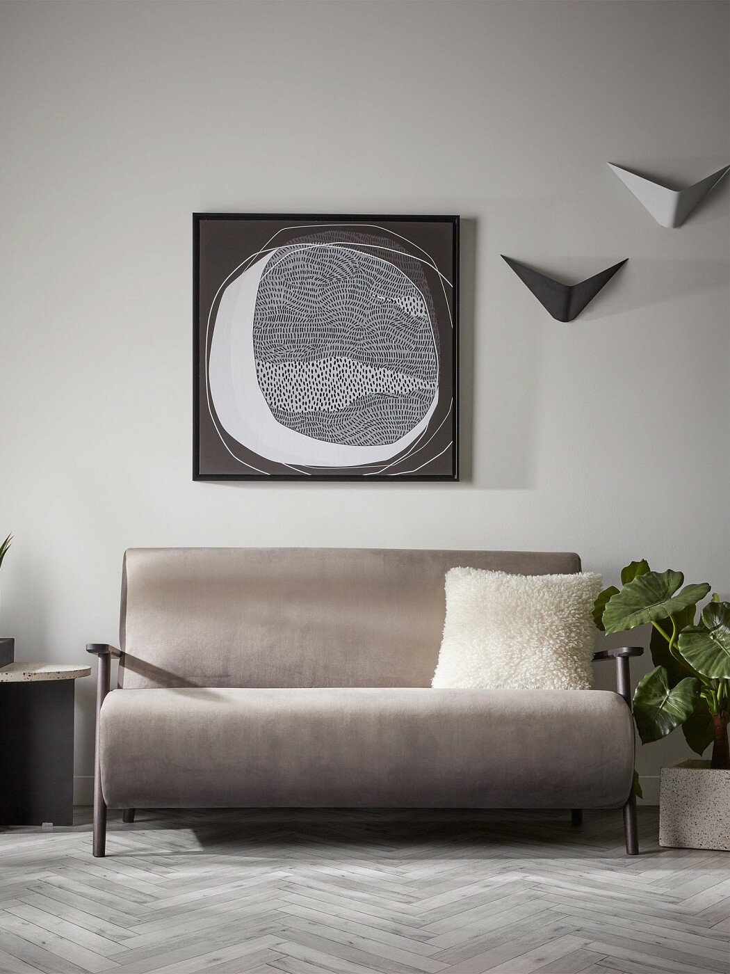 Светильник La Forma Ginebra, черный, скандинавский стиль, G9, 3Вт