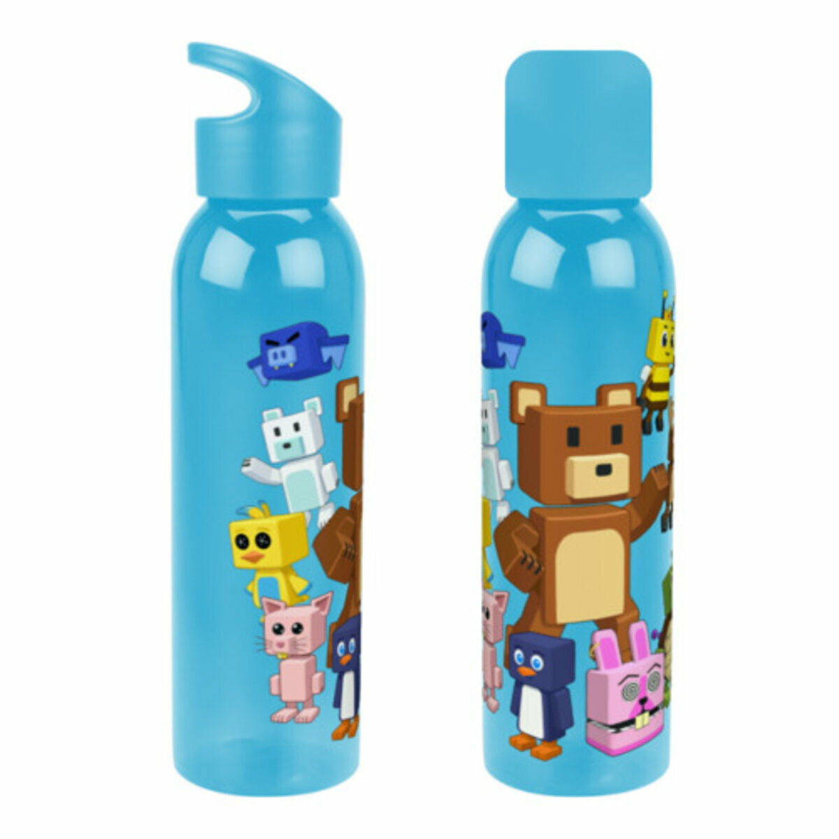 Бутылка для воды «super bear adventure игрушки супер беар адвенчер» (голубой)