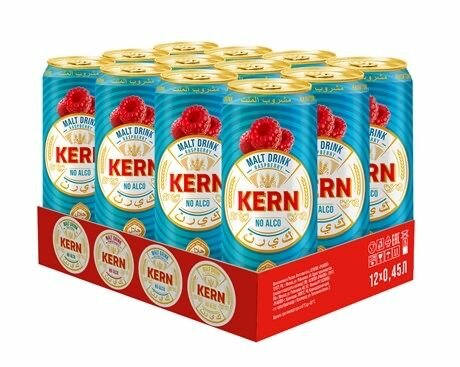 Газированный напиток KERN RASPBERRY/Малина 0.45л жб 12шт
