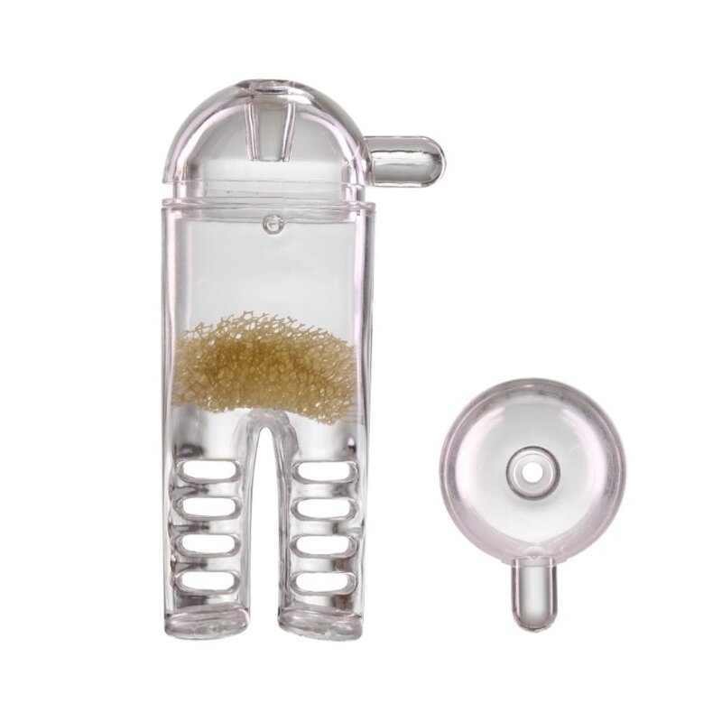Acrylic Snail Trap for Aquariums Suction Cup Clear Catcher Multifunctional Blood Worm Feeders Planaria