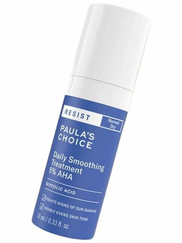 Paulas Choice - Resist Daily Smoothing Treatment With 5 AHA, Пилинг для лица 10 мл