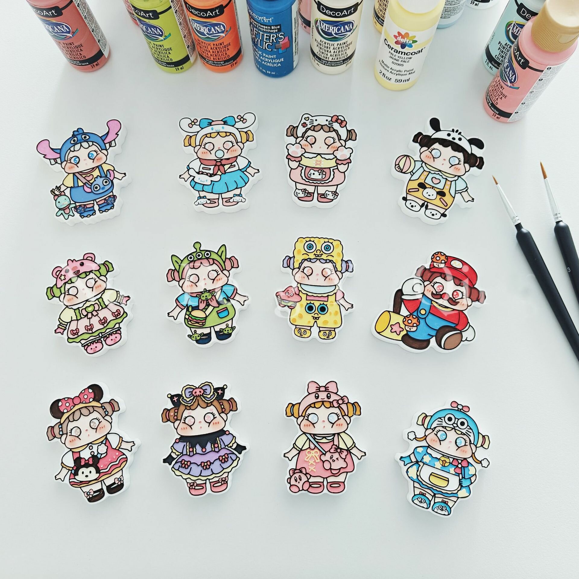 Милая кукла, перевернутая девочка, ароматерапевтический гипс, белая заготовка для раскрашивания, DIY декор для стенда, подарок