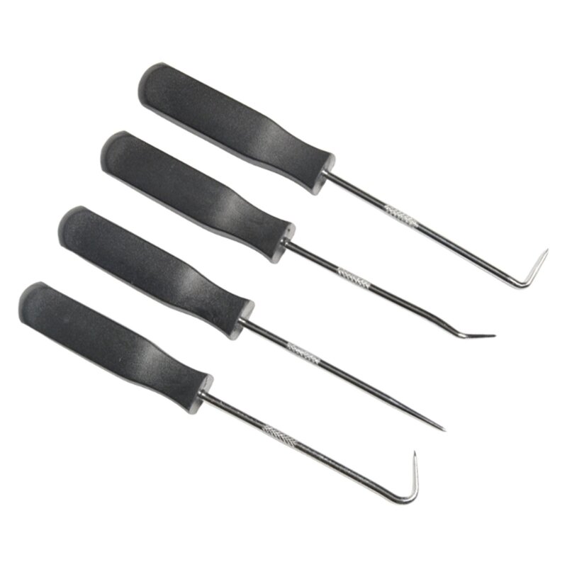 Набор Съемников Уплотнительного Крючка Из Термообработанной Стали с 4 Углами, Крючок Для Сальника, Отвертка Для Снятия Уплотнительных Колец Сальника