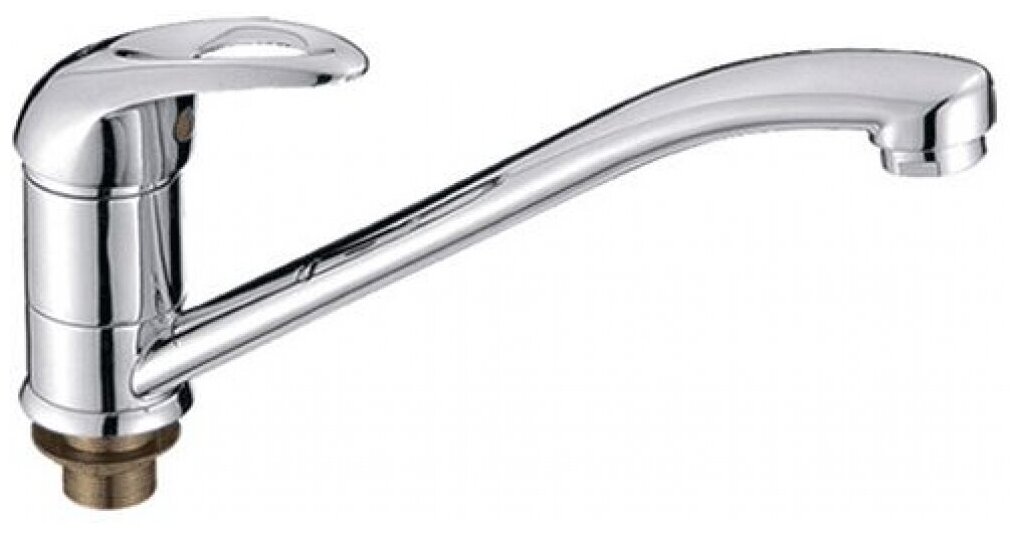 Смеситель Ledeme L4915, для кухни, латунный, поворотный, аэратор, хром