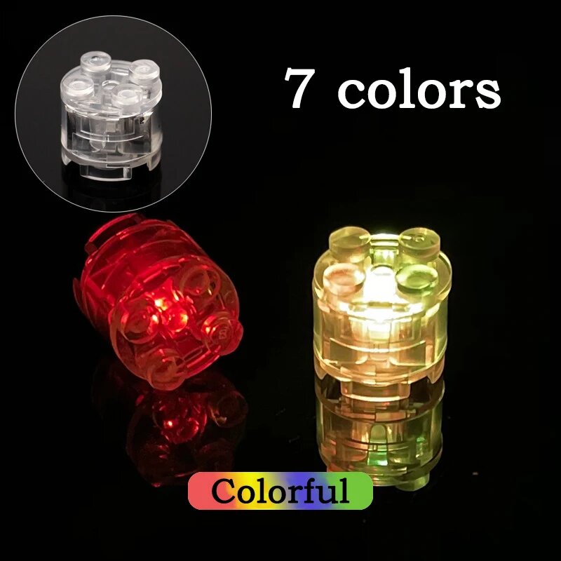 LED конструктор Leduo, 7 цветов, 20шт