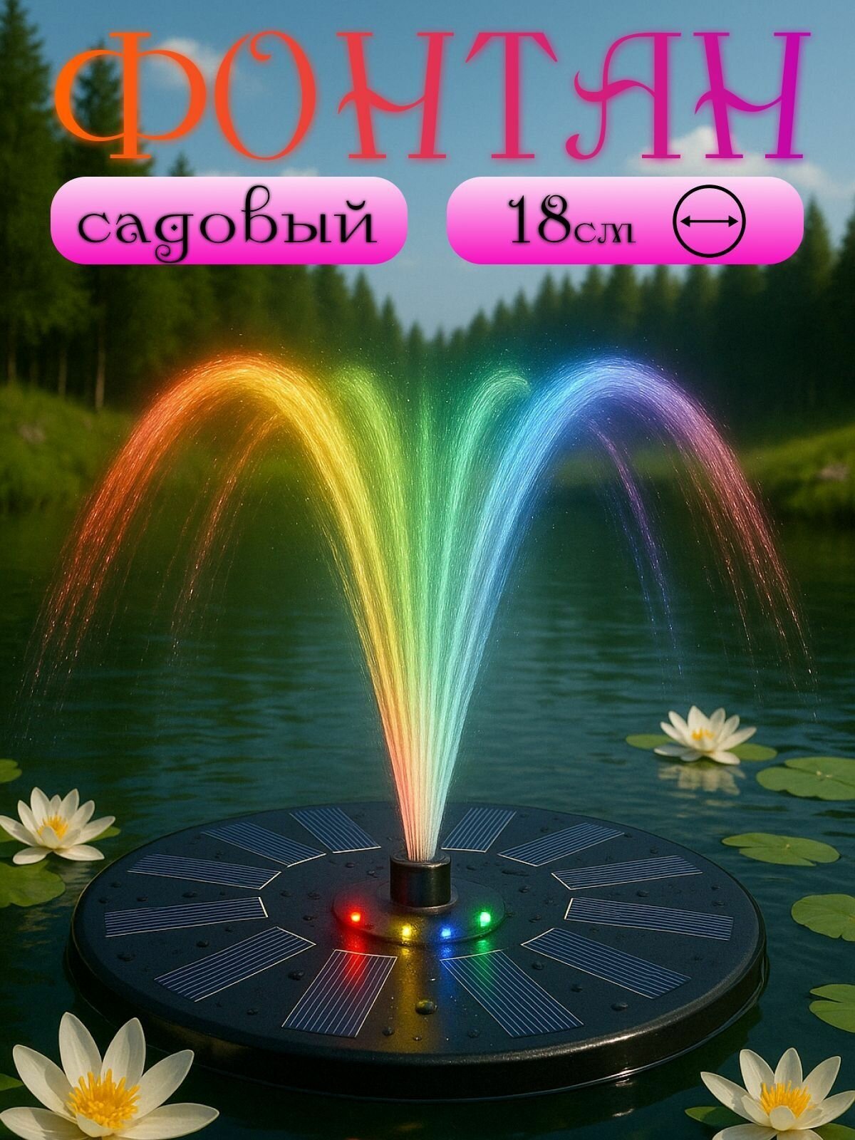 Фонтан садовый,0.25м3/час