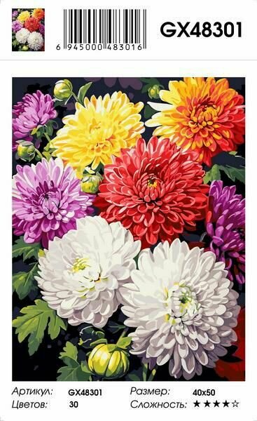 Картина по номерам Paintboy GX48301, холст на подрамнике, 40x50 см