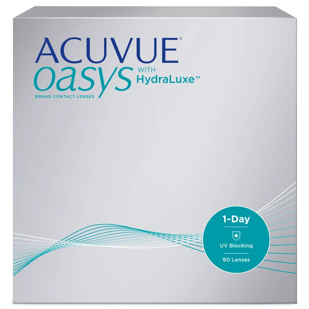 Контактные линзы 1-Day Acuvue OASYS with HydraLuxe, 90 шт (8.5, -3.25)