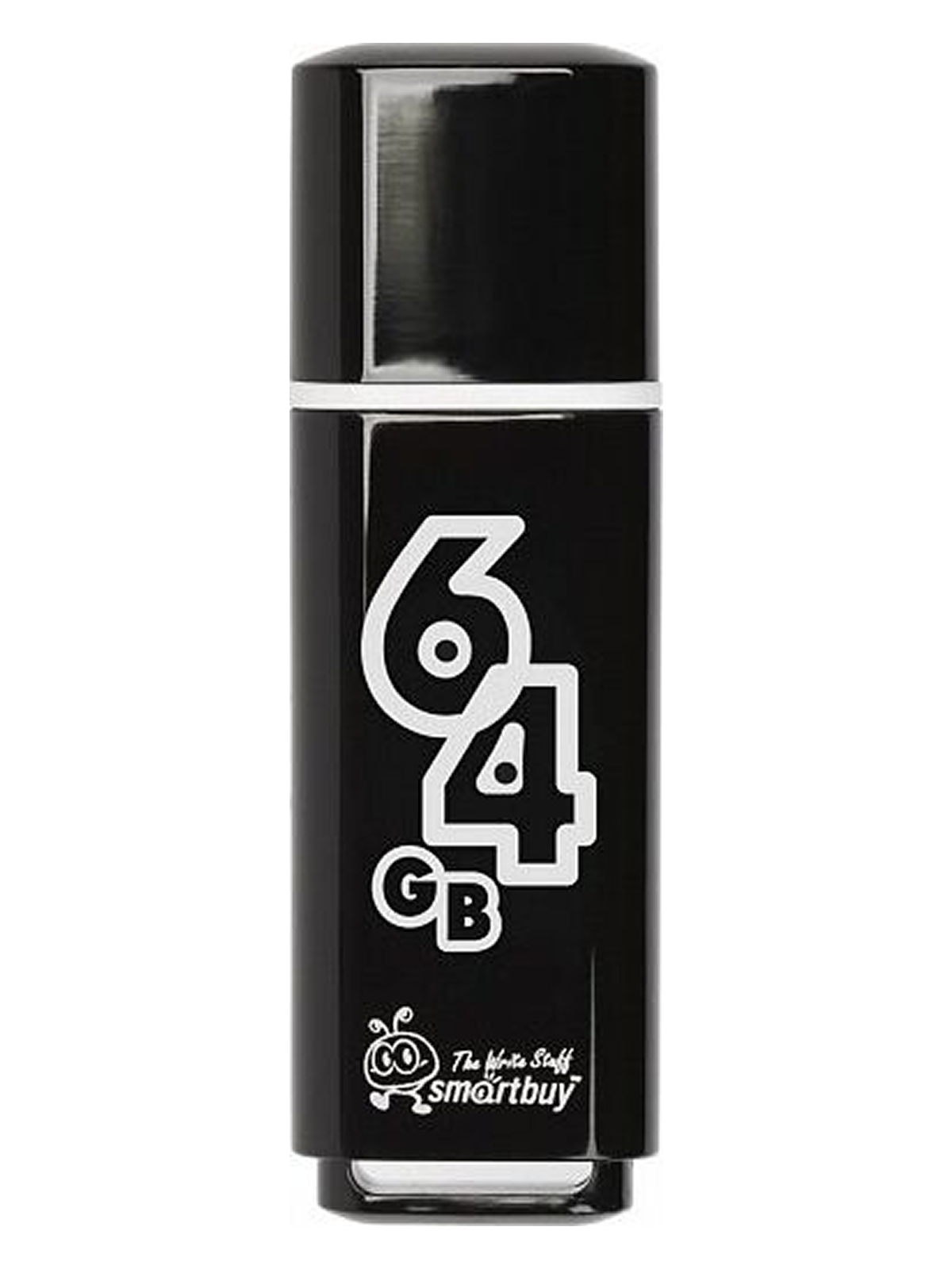 Флешка USB флеш карта (SB64GBGS-K) 64GB GLOSSY SERIES BLACK