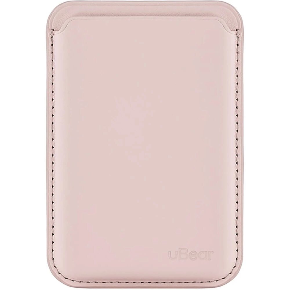 Чехол защитный uBear Shell Case, кардхолдер, эко-кожа, светло-розовый