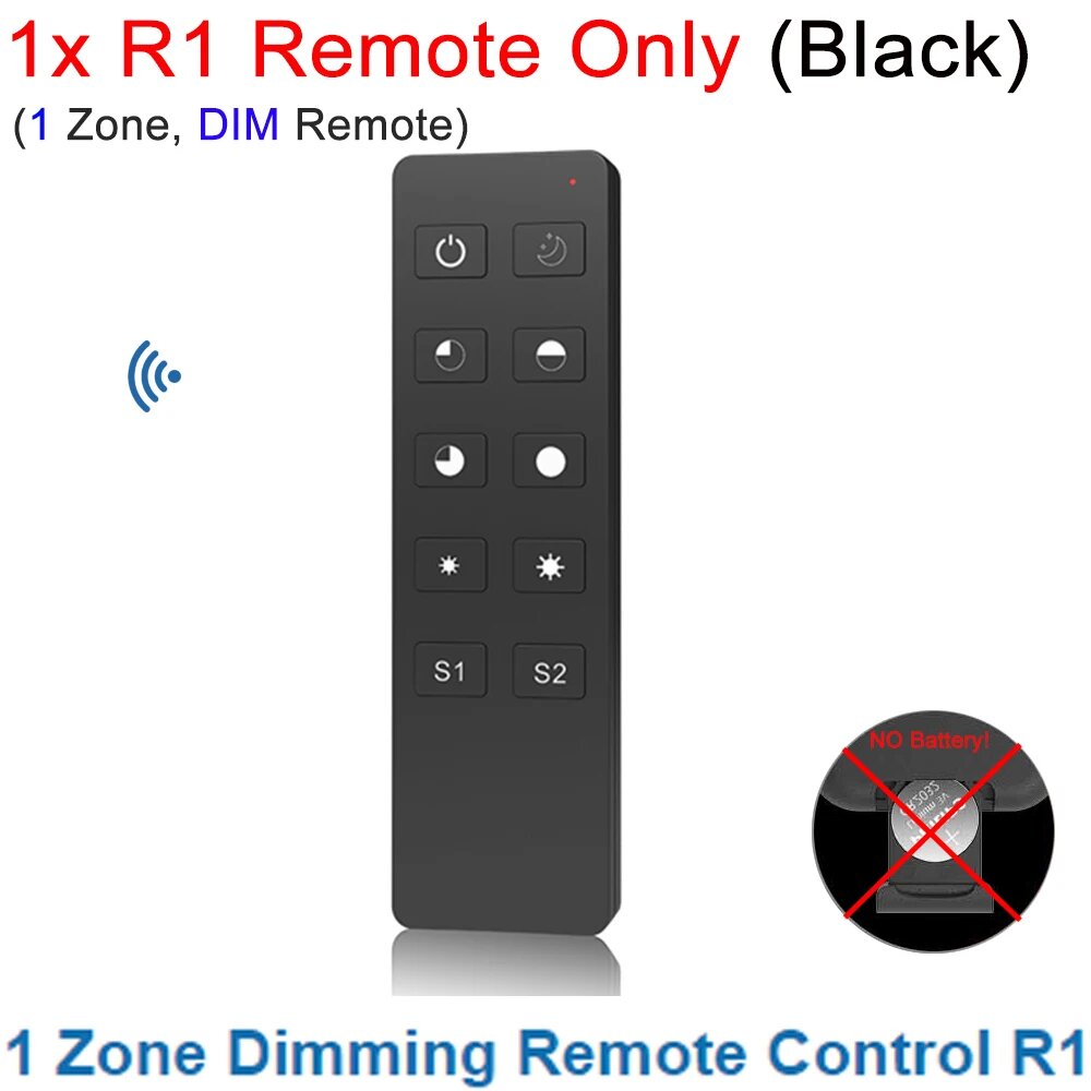 Сенсорный диммер Veromount Skydance T18 Черный, R1 Remote Only