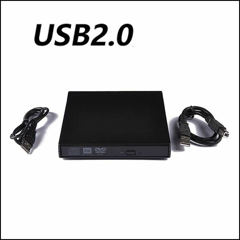 Оптический привод премиум для записи и чтения CD/DVD, подключаемый через USB 2.0 к компьютеру или ноутбуку
