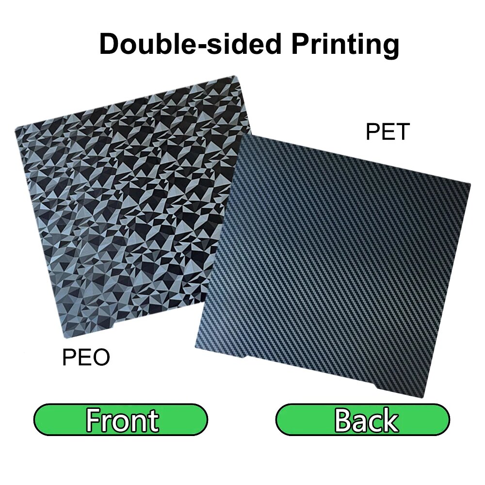 PEI-PET пластина для Prusa i3 MK3S/MK4, двусторонняя