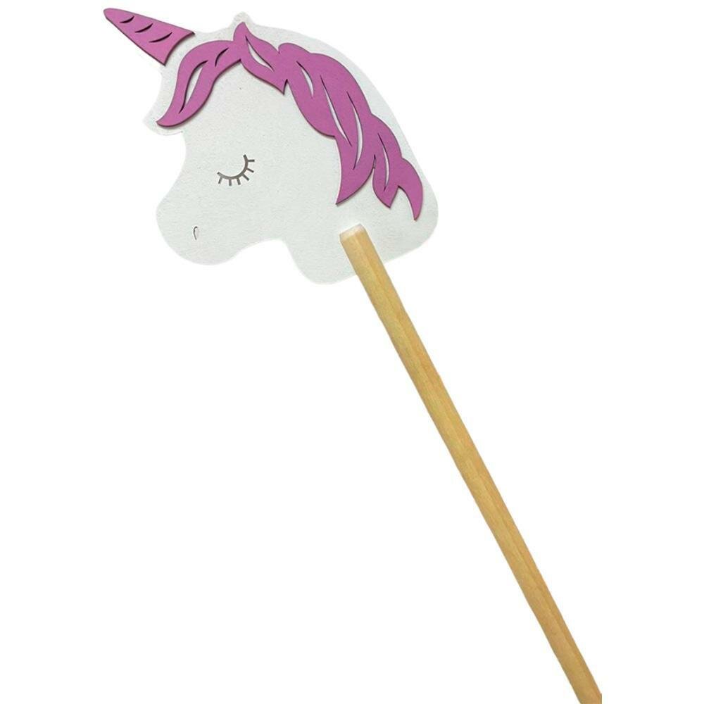 Лошадка-качалка единорог 65см, деревянная, для детей 4+, развлечение и развитие