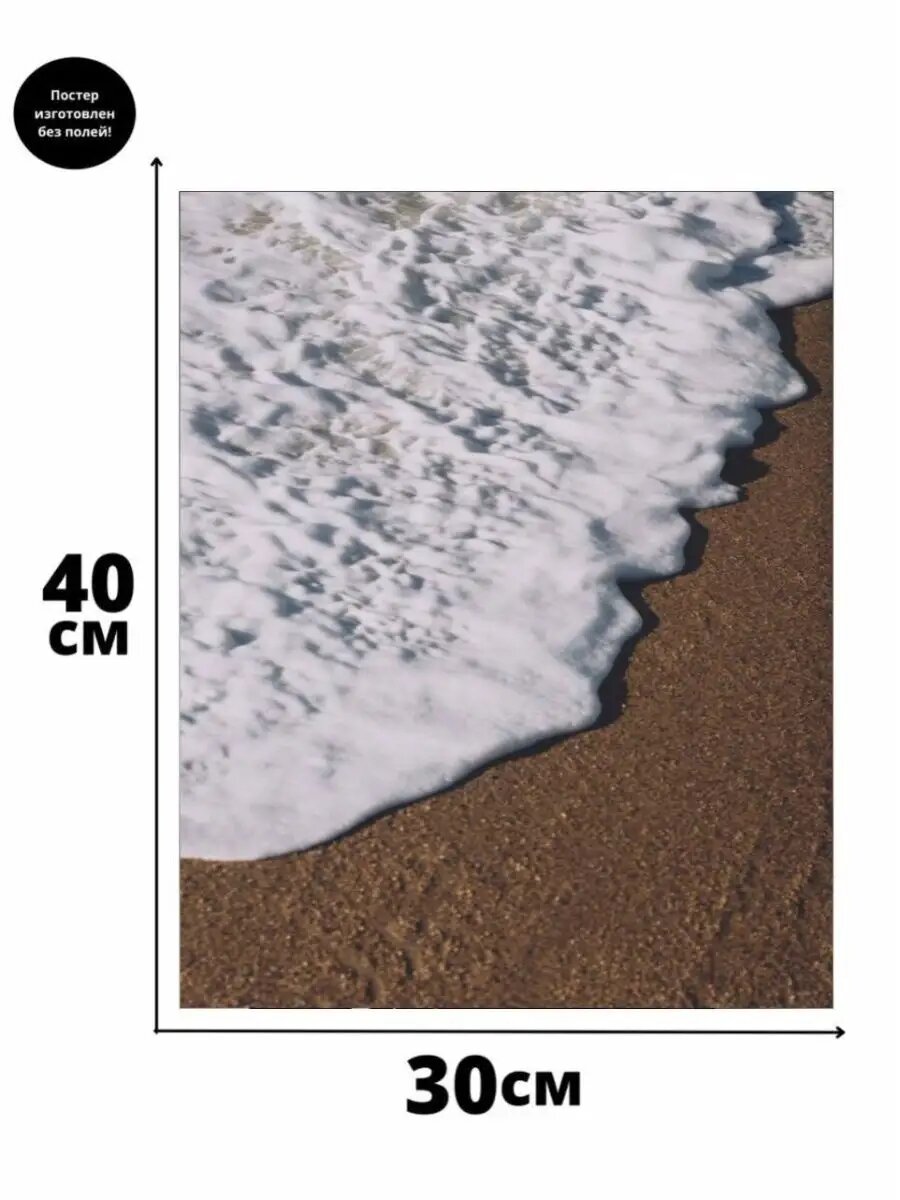 Постер пляж море