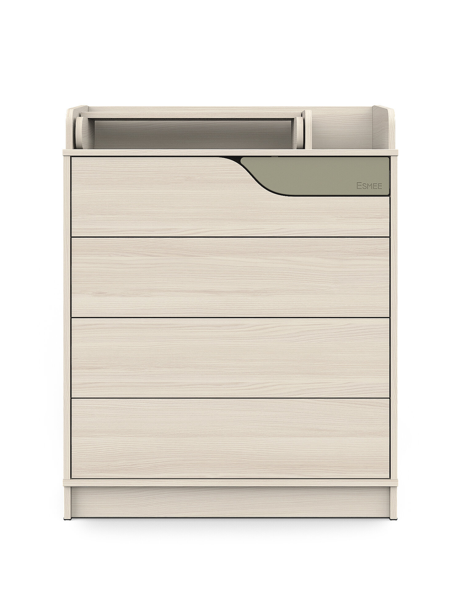 Пеленальный комод "Esmee", ясень севилья/оливковый