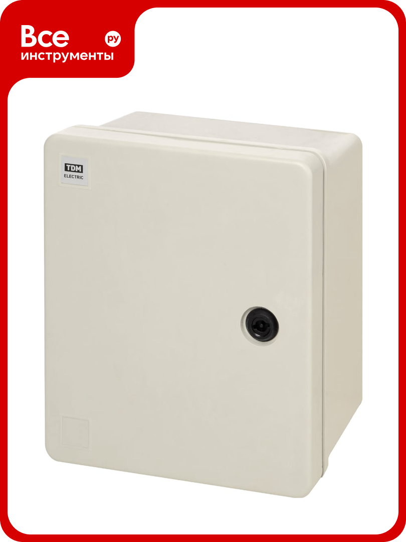 Щит антивандальный TDM ELECTRIC ЩПМП-0-2, GRP, IP55, IK08, от -50 до +70 С, навесной, (300x250x170) TDM SQ0912-0107