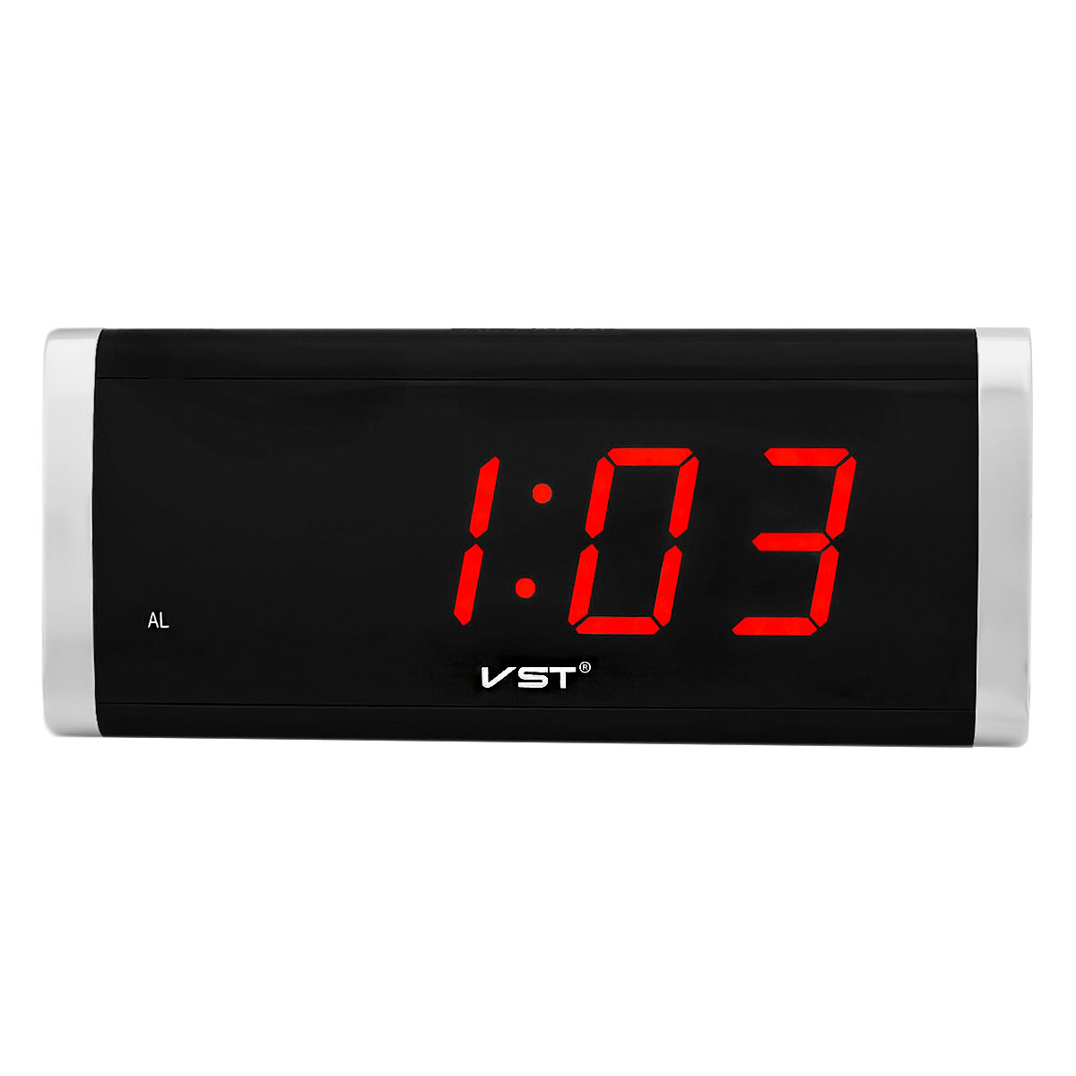 Сетевой будильник Vst730-1 часы 220В красн. цифры+сетев. кабель.
