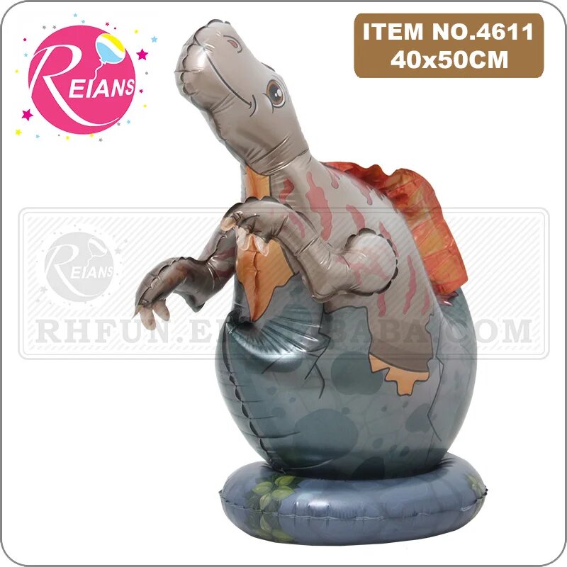 3D мультяшный динозавр шарик из фольги 4611