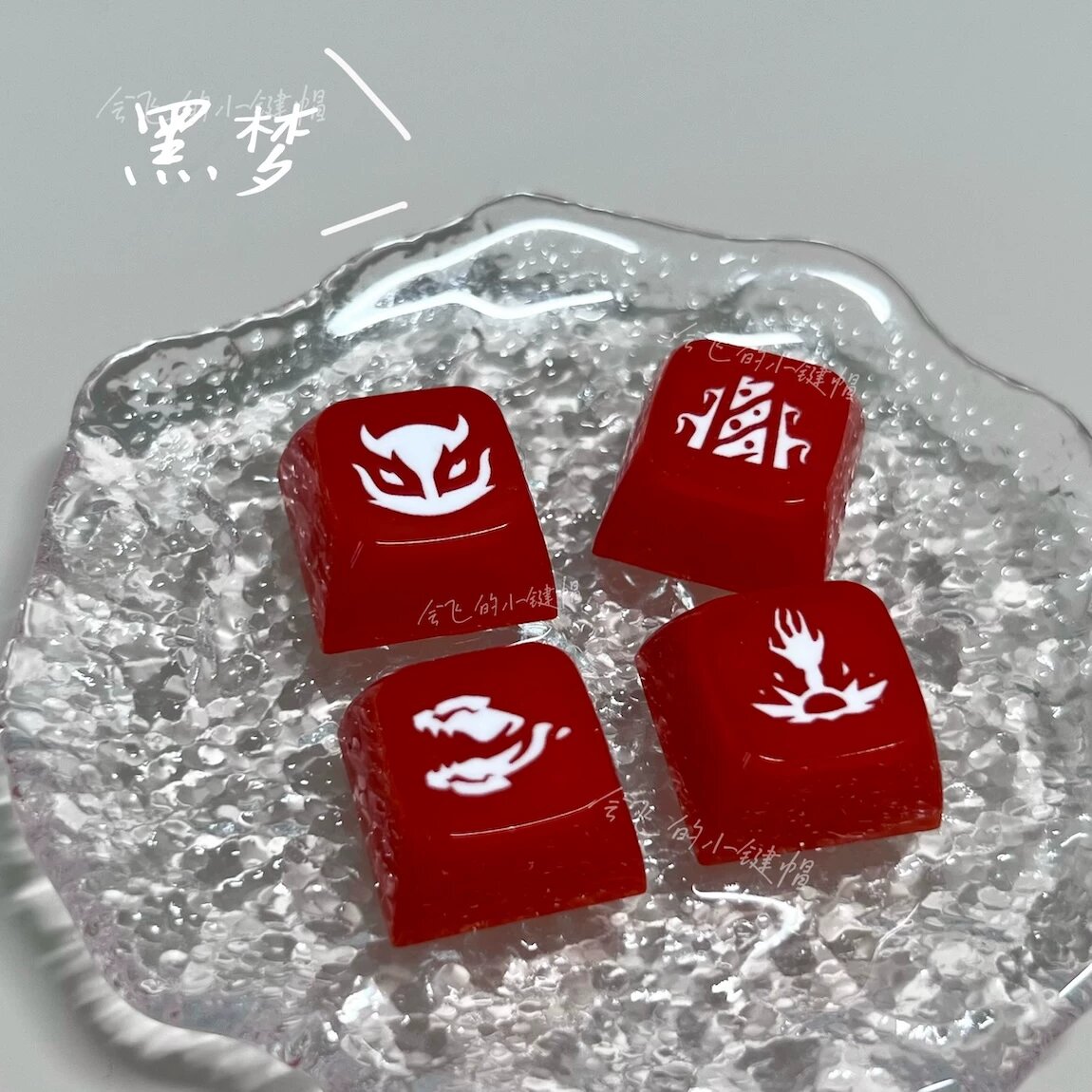 Персонализированные кейкапы Fearless Contract, полупрозрачная текстура, похожая на нефрит, подходят для перекрестных