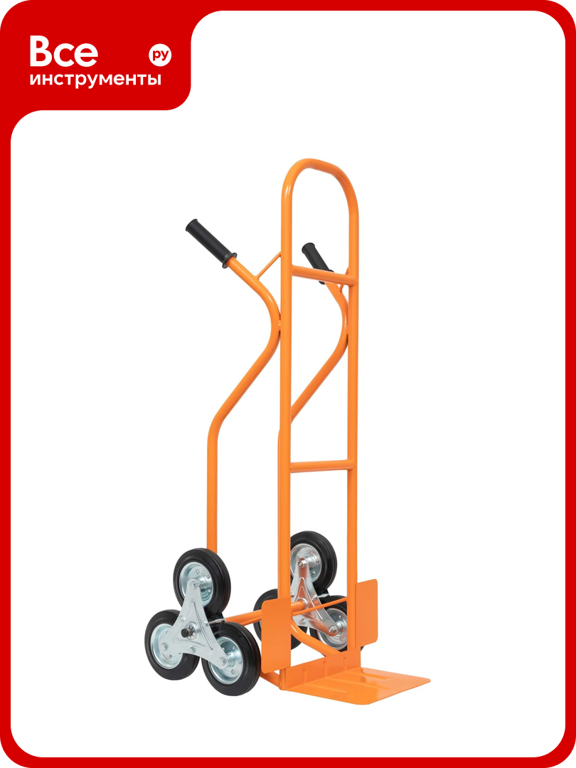 Тележка грузовая 170кг с блоком из 3-х колес 160мм Gigant ТГ-007