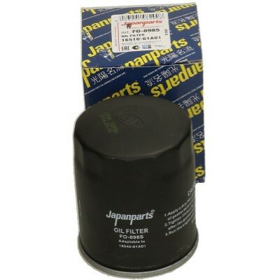 Фильтр масляный JAPANPARTS FO-898S Suzuki Baleno 96-02, Grand VItara I 98-03, II 05->, Ignis 00-03, II 03->, Jimny 98->, Liana 01->, Samurai 00-04, Swift III 05->, Sx4 06->, Wagon R+ 00->