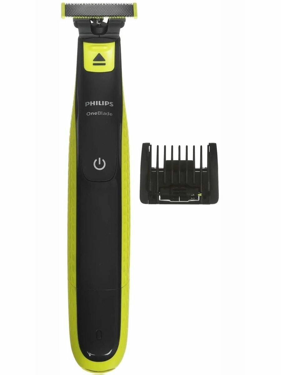 Триммер Philips OneBlade QP2724/20, цвет Черный / Зеленый (Black / Green)