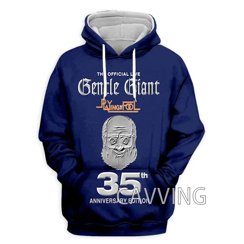 Толстовка с капюшоном Gentle Giant 35th Anniversary, цвет 18, 5XL