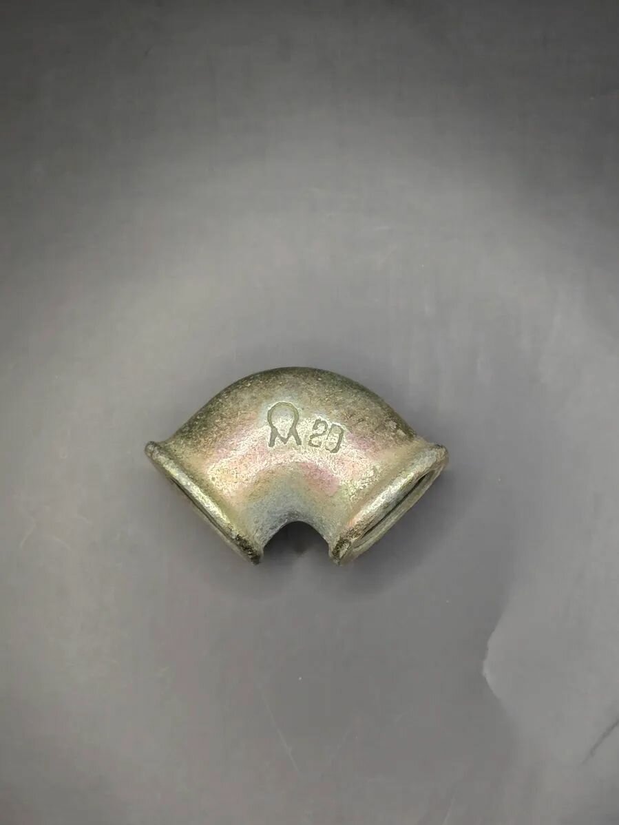 Уголок никилированный ДУ-20, чугунный