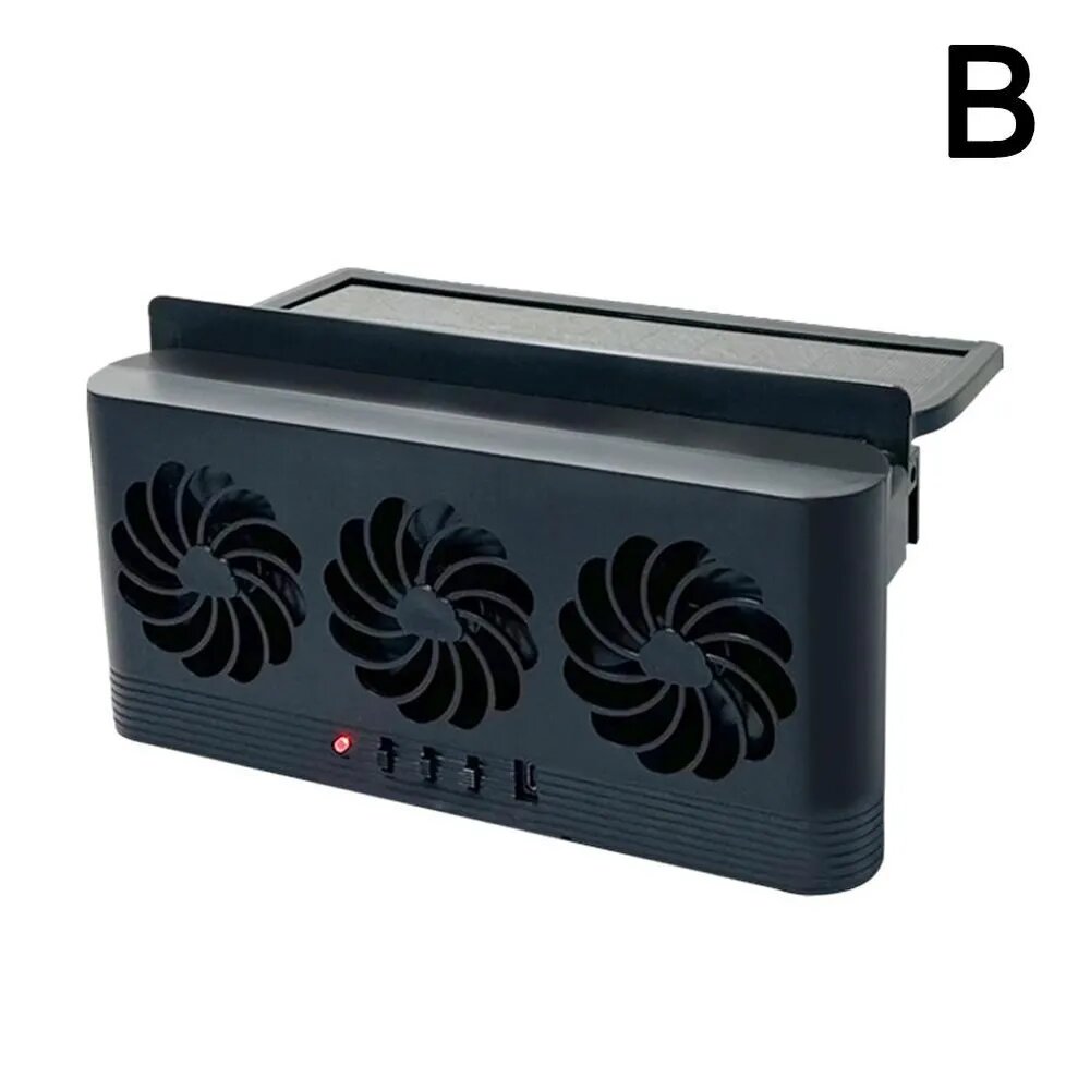 Автомобильный кондиционер с тремя вентиляторами и солнечной панелью, арт. 20250822-2082719847-XAM