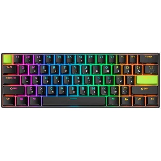 Клавиатура Royal Kludge RK C61, чёрный (6935280827976)