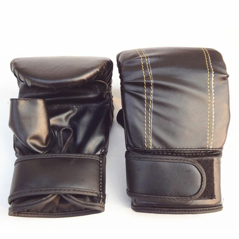 Боксерские перчатки с открытыми пальцами для взрослых, мужчин и женщин, дышащие практичные перчатки для тренировок по ММА, саньда и боевым единоборствам.