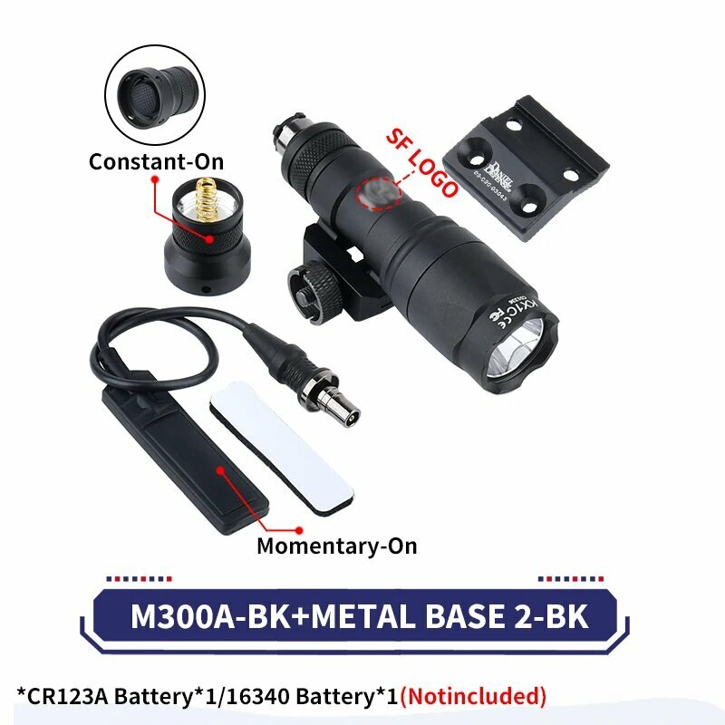 WADSN Тактический фонарь M300A BK с креплением DD Mount