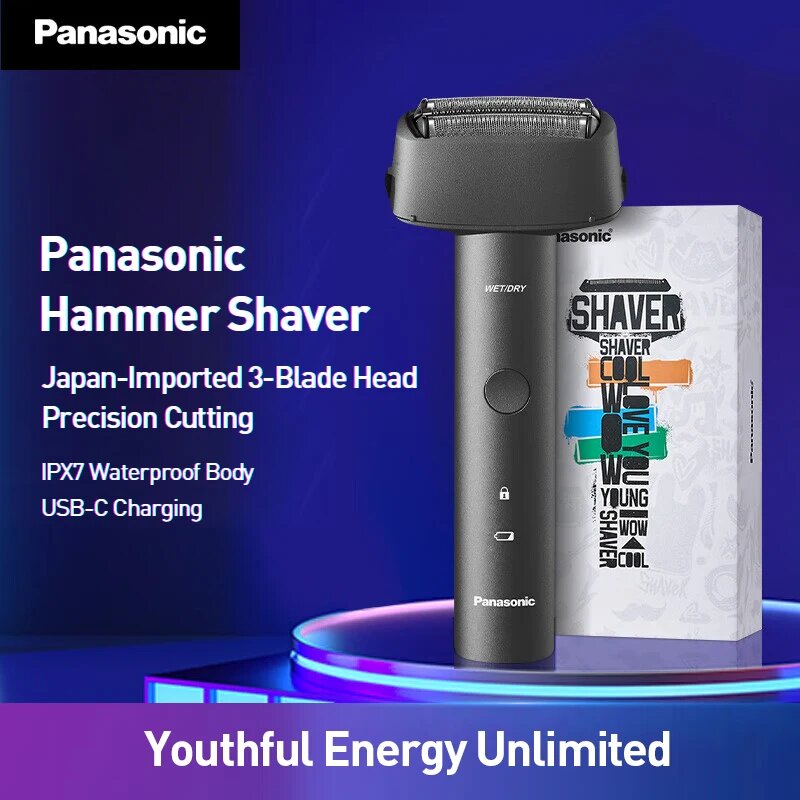 Электробритва Panasonic Hammer Shaver, Black