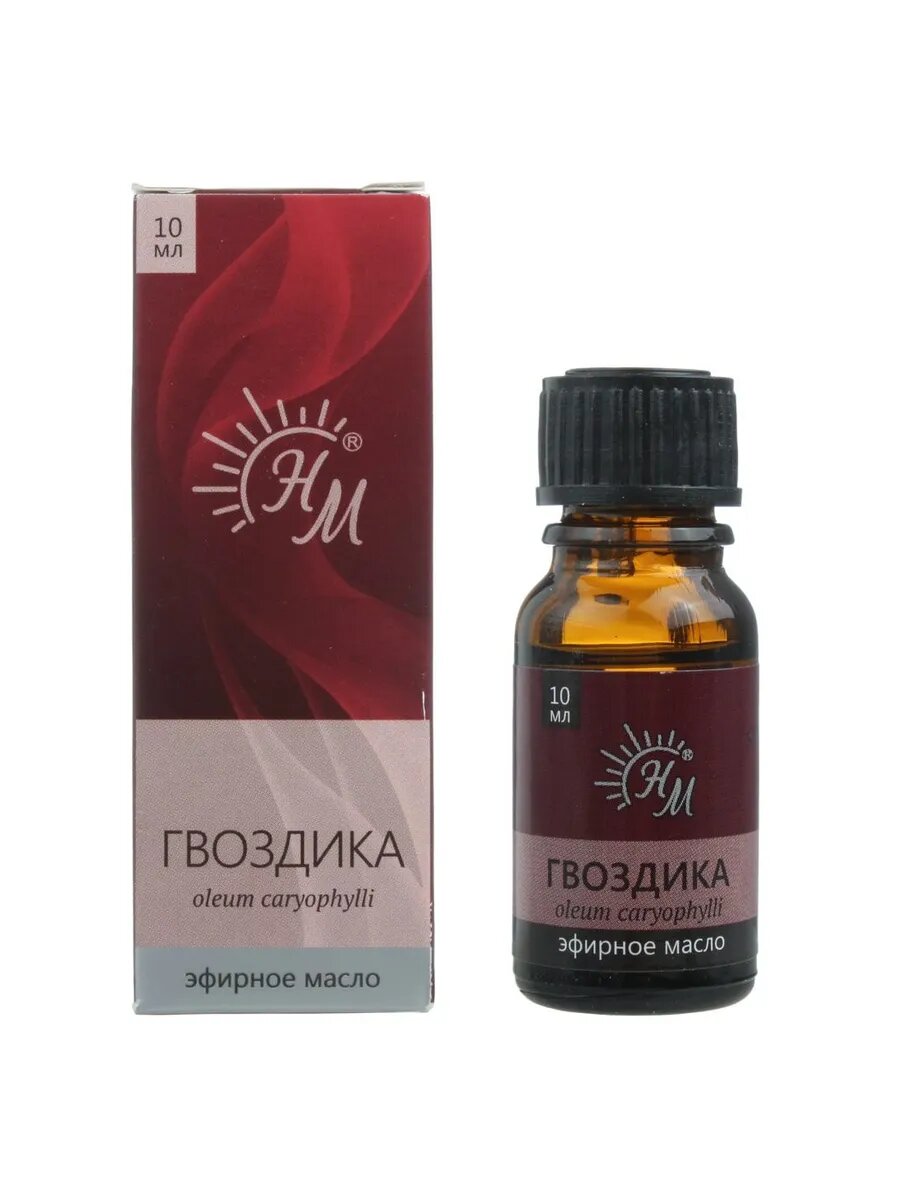 Масло эфирное Гвоздика, масло эфирное, 10 мл, 1шт, Натурал