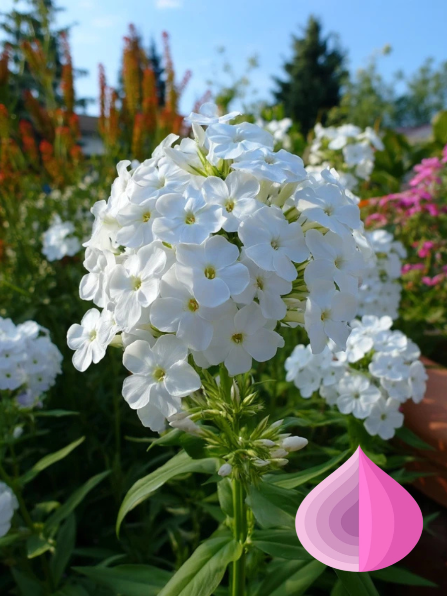 Клубни цветов, BULBS-SERVICE , Флокс Рембрандт ( 1 штука ) белый