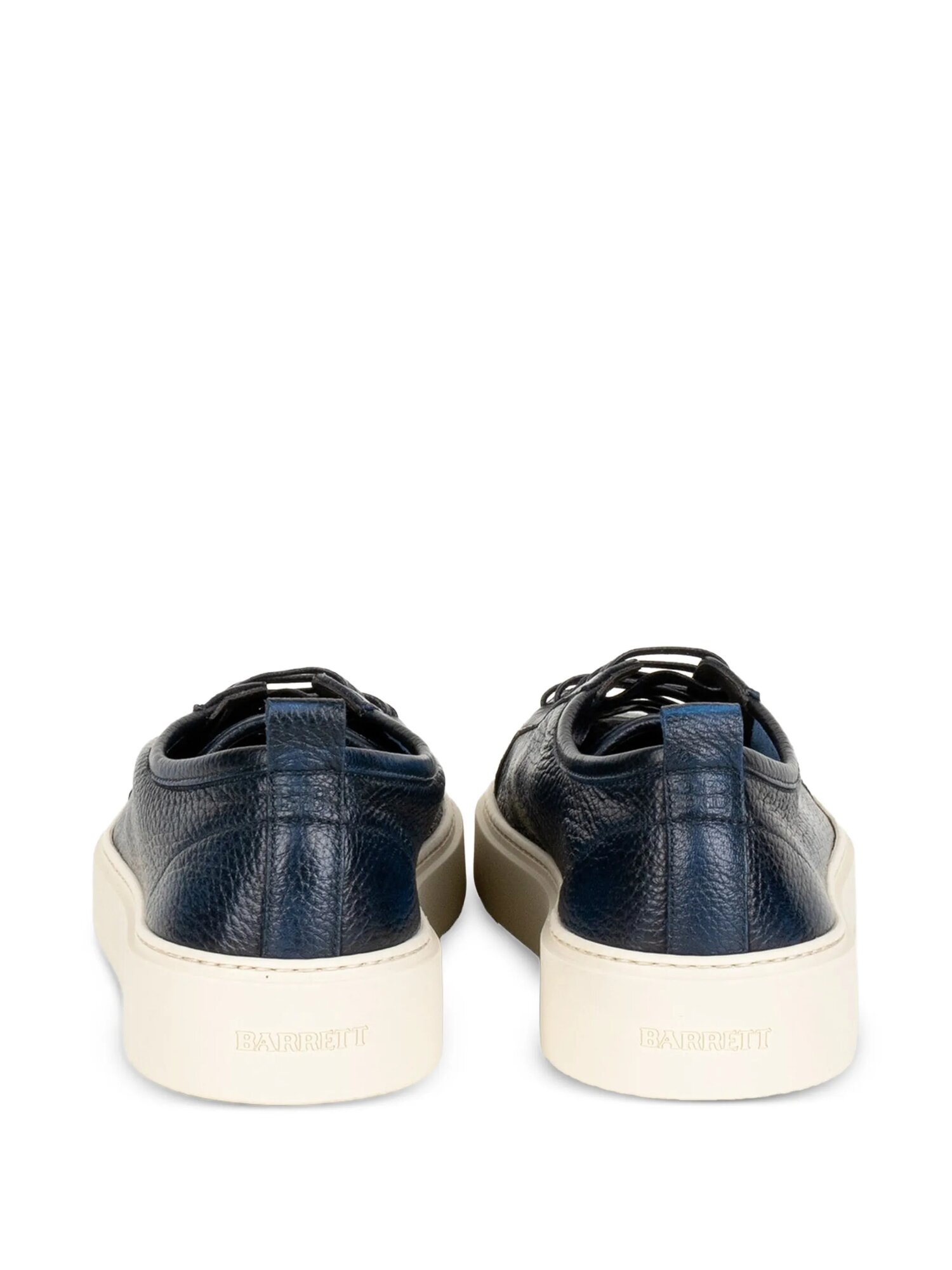 Кроссовки Neil Barrett Pebbled-leather sneakers, размер 45, blue — фото 1