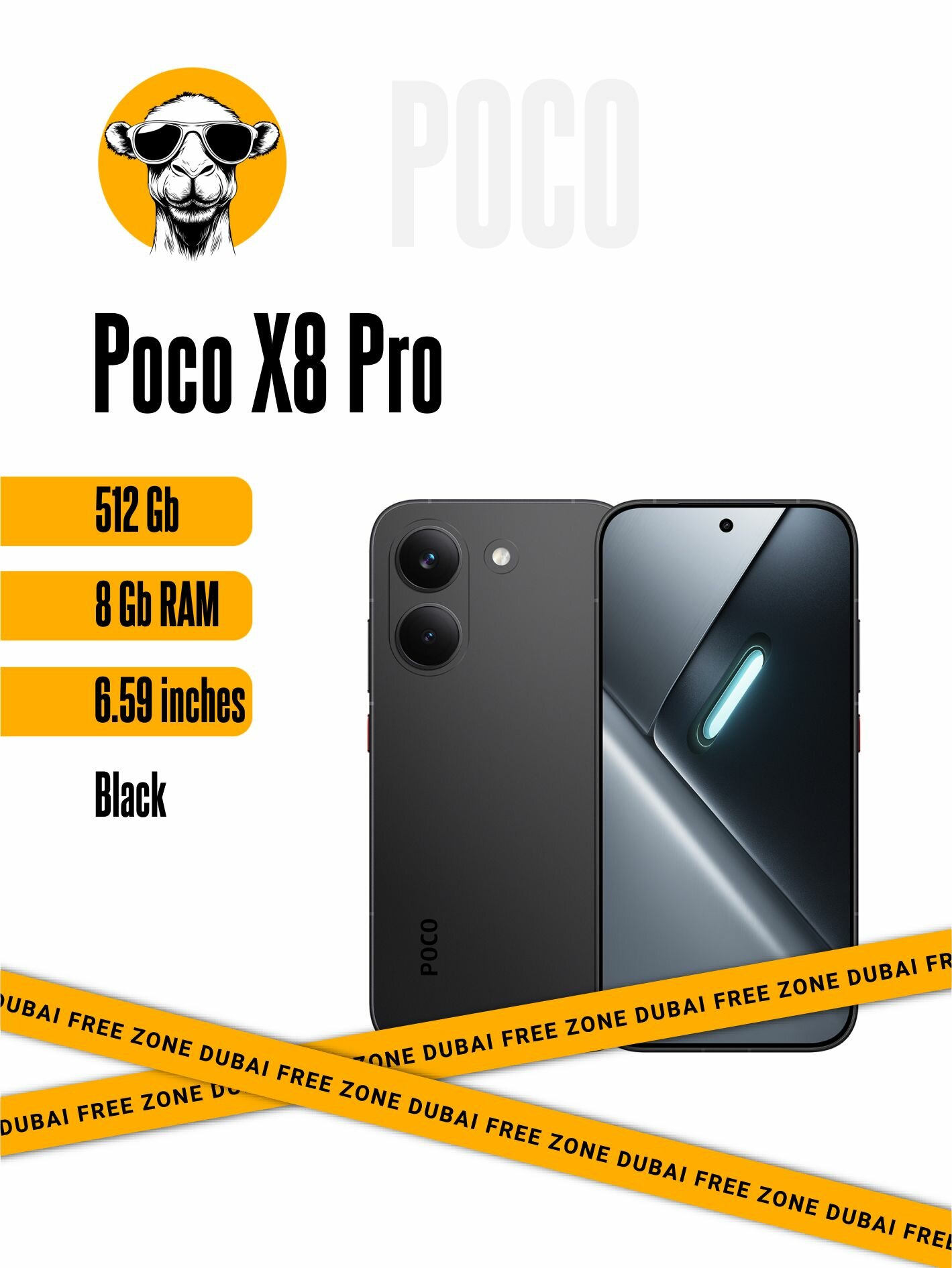 Смартфон Poco X8 Pro 8/512Gb Black