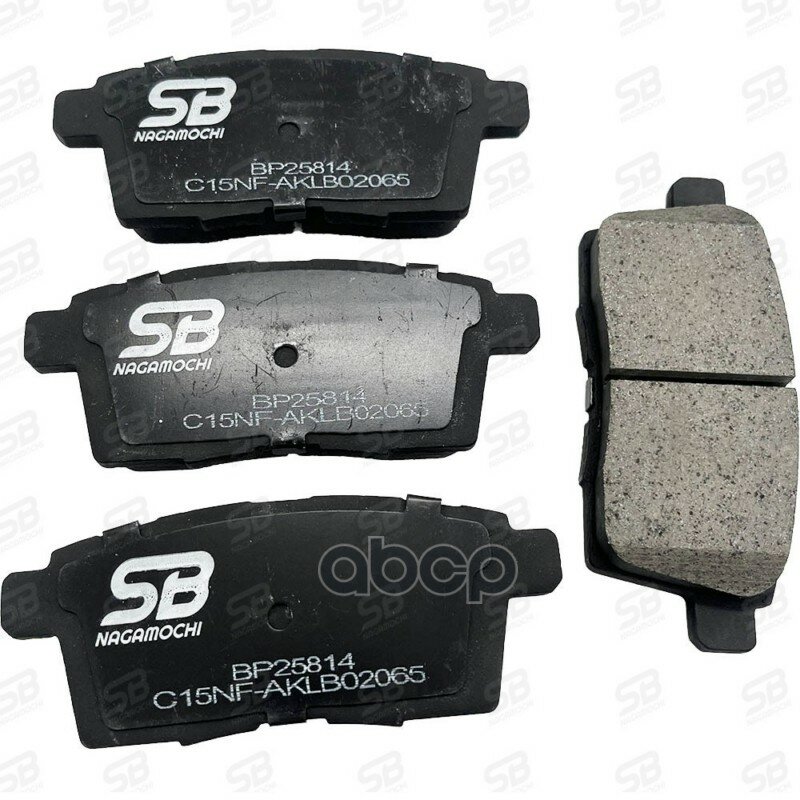 Колодки тормозные дисковые | зад | SB Nagamochi арт. BP25814