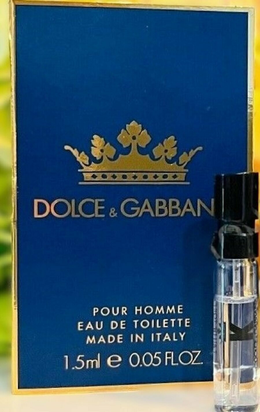 Туалетная вода мужская Dolce & Gabbana KING 1.5мл (edT - eau de Toilette)