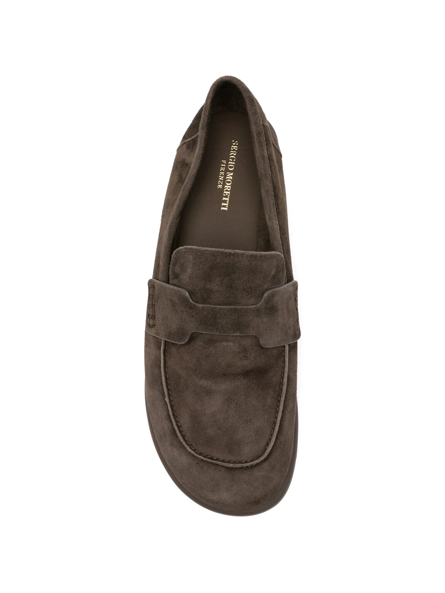 Лоферы SERGIO MORETTI Suede penny loafers, размер 38 — фото 1